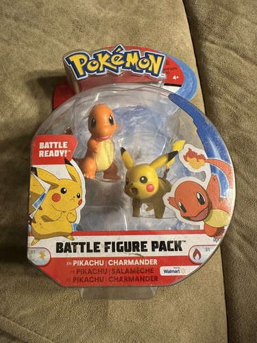 Pokemon - Charmander and Pikachu Battle Figure Pack - Battle Ready | eBay