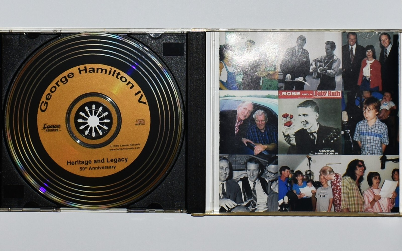 George Hamilton IV Autographed Heritage Legacy CD & Artist Shoemaker ...