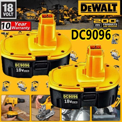 2Pack for DEWALT 18V Battery XRP DC9096-2 DW9095 DW9096 DC9098 DC9099 ...