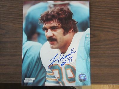 Larry Csonka Autograph / Signed 8 x 10 photo Miami Dolphins HOF 87 | eBay