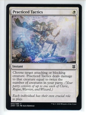 PRACTICED TACTICS Zendikar Rising #32 ZNR(NM)(MTG) | eBay