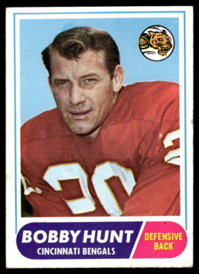 1968 Topps Bobby Hunt #122 Cincinnati Bengals Football Card | eBay