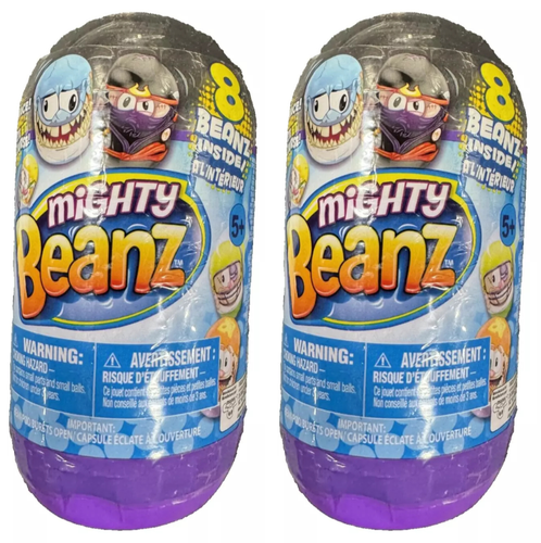 (2 Pack) Mighty Beanz Slam Pack 8 Beans Inside Surprice Birthday Gift ...