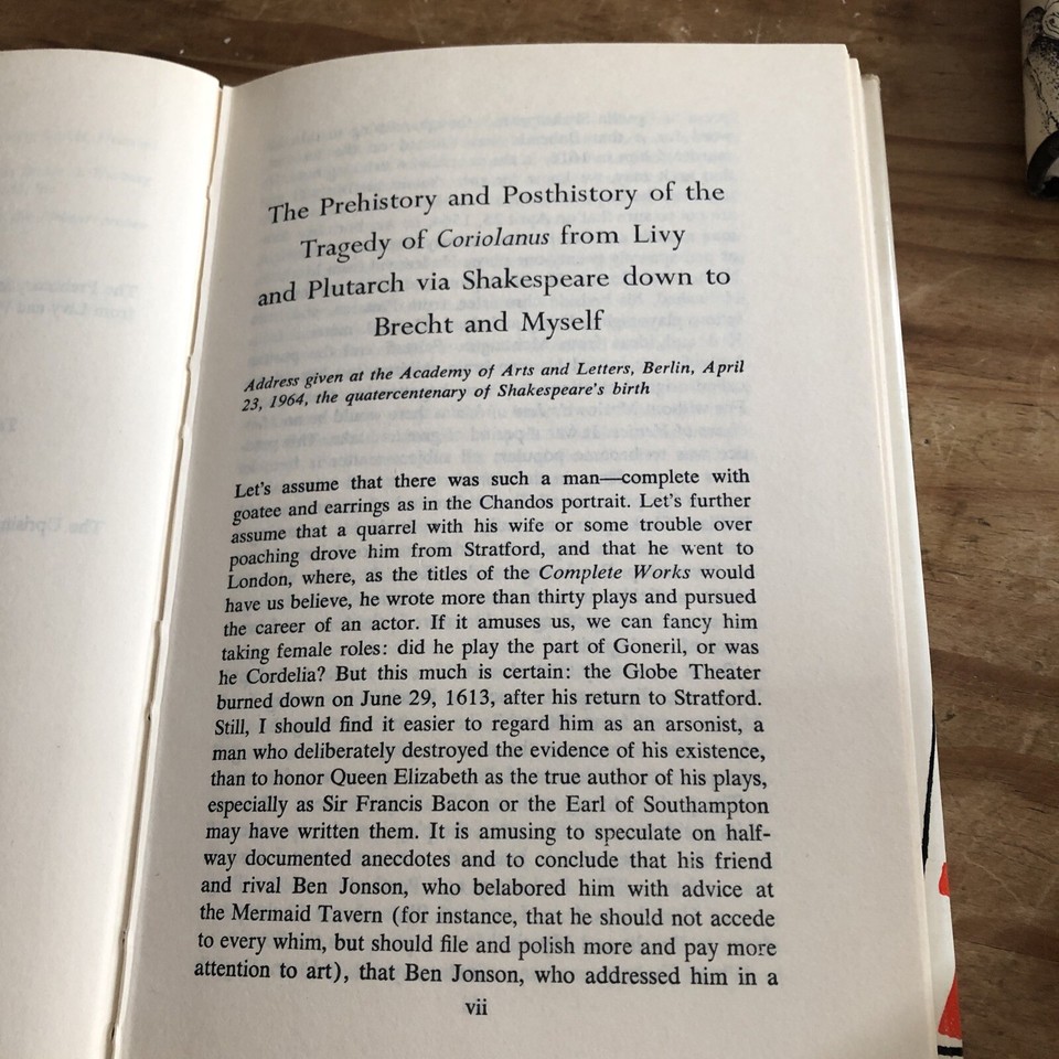 The Plebeians Rehearse The Uprising by Gunter Grass 1967 UK 1st/1st ...