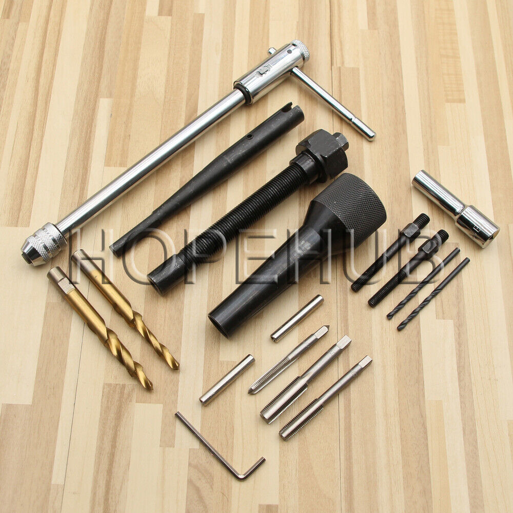 HQ Glow Plug Removal Remover Tool Kit For Damaged Broken 8 & 10mm Glow ...