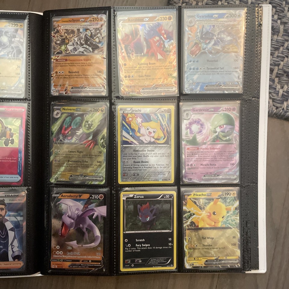 pokemon binder collection lot 100+ Cards Insane Value Comes With Binder ...
