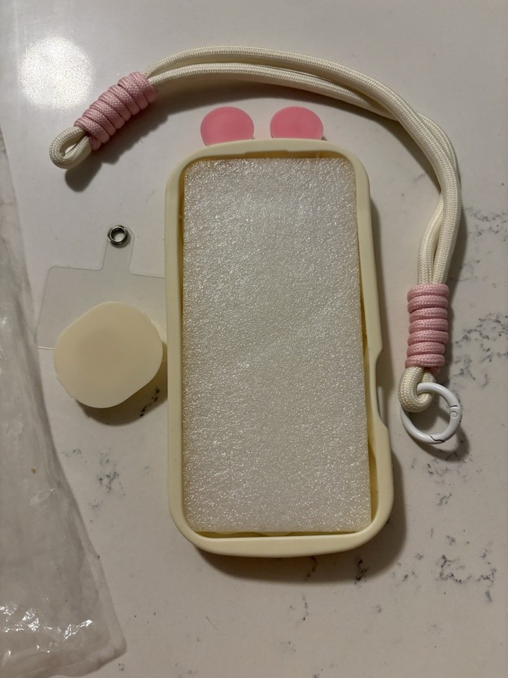 Hello Killy Sparkle Stars Pink And White iPhone 16 Case Cover With ...