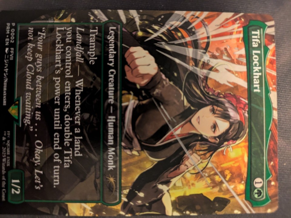 MTG Tifa Lockhart Nonfoil PTQ Promo 0002 Las Vegas MagicCon NM New | eBay