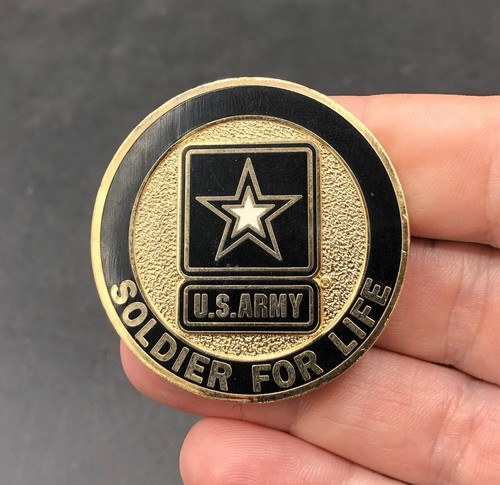 US Army Soldier For Life Captain Rank Officer's Challenge Coin/ Token ...