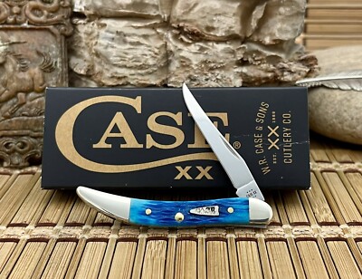 Case XX USA 2024 Crandall Jig Sky Blue 50645 Arrowhead Toothpick Pocket ...