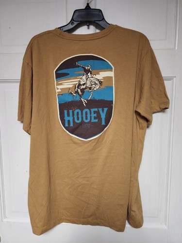 Hooey Cowboy Bronco Pocket Double Sided T-Shirt, Men XL | eBay