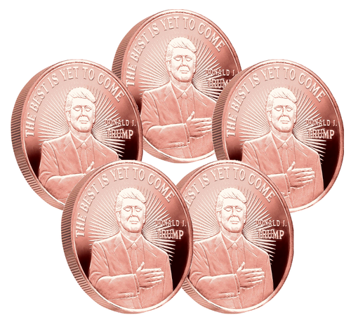 (5) Trump Best Is Yet To Come 1oz AVDP Copper Proof Like Rounds | eBay