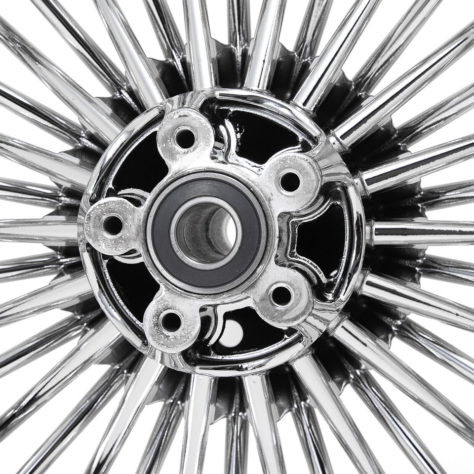 21X3.5 18X5.5 Fat Spoke Wheels Rims Rotors for Harley Road Glide Ultra ...