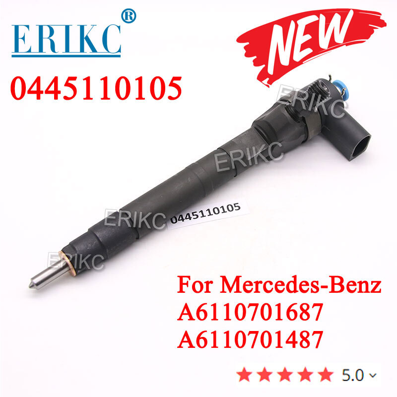 Diesel Fuel Injector 0445110105 for Mercedes Sprinter A6110701687 ...