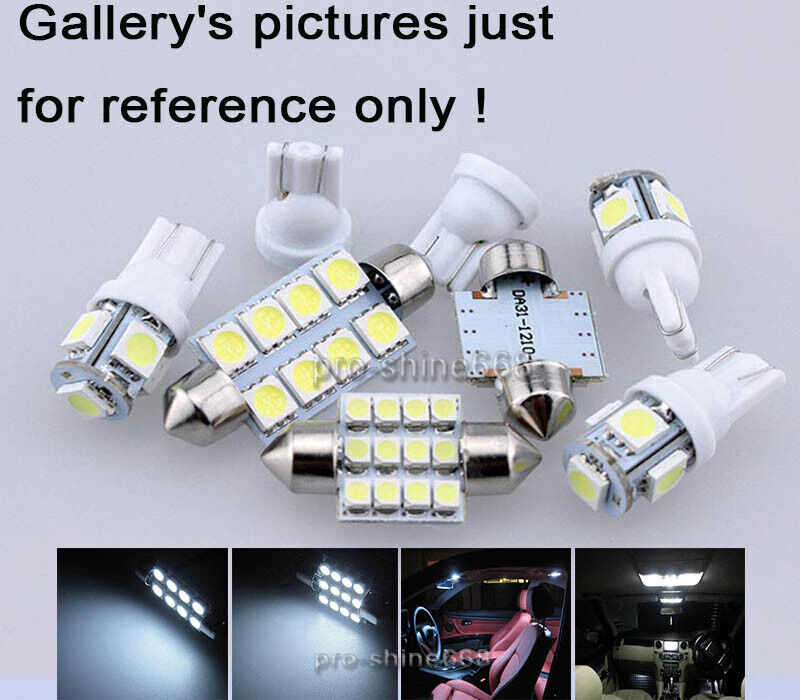 9pcs Premium White smd LED Lights Interior Package Kit for Optima K5 ...