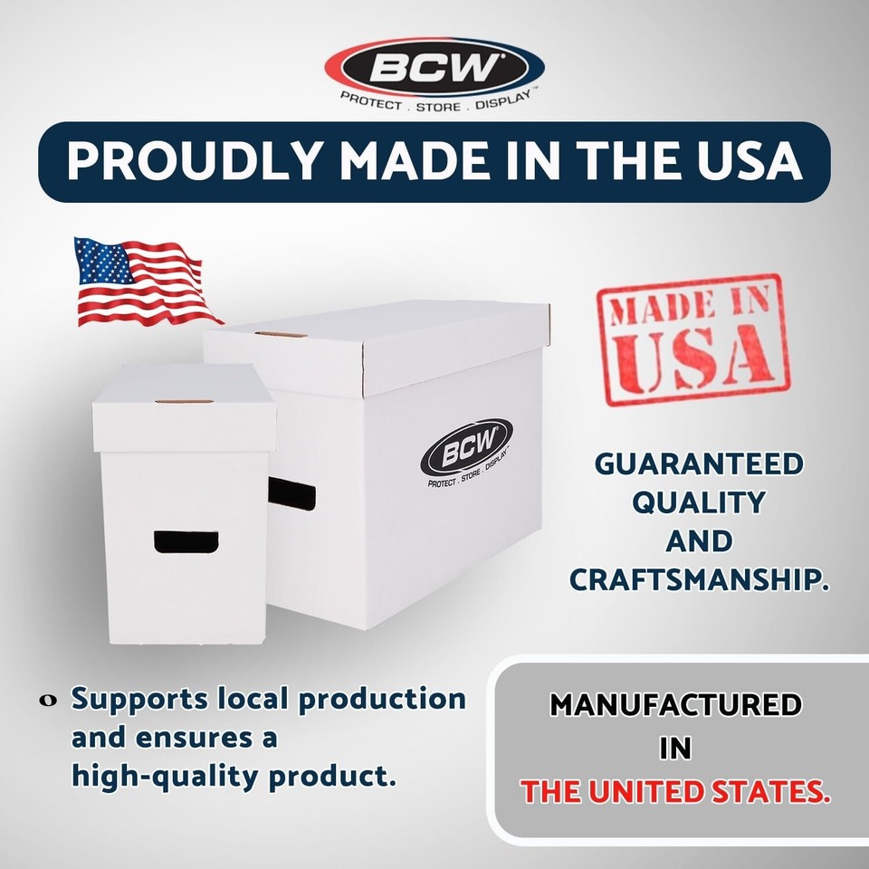 BCW Graded Comic Book Storage Box Double Thickness Hold 35 40 CGC Slab ...