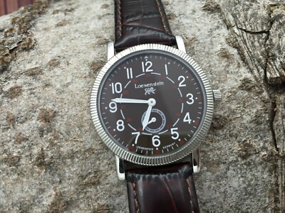 LOEWENSTEIN Germany super slim watch swiss RONDA movt | eBay