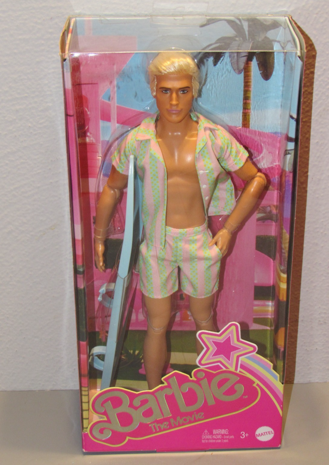 Lot of 2 BARBIE MOVIE KEN DOLLS Roller Blading Skating & Surfing Beach ...