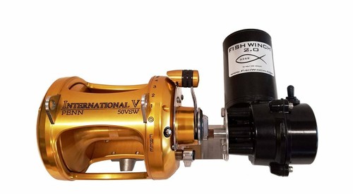 FISH WINCH® 2.0 - Electric Fishing Reel MOTOR - Fits PENN 50VSW, 50VSWS ...