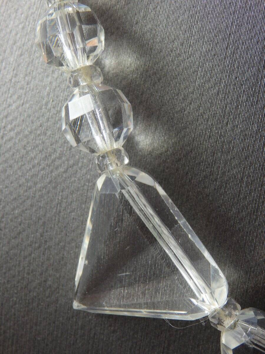 Mid Century Modern Cut Crystal Triangles and Crystal … - Gem