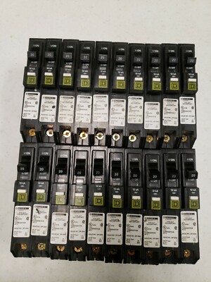 1 USED Square D QO120PCAFI 20 Amp 1-Pole 120V Circuit Breaker | eBay