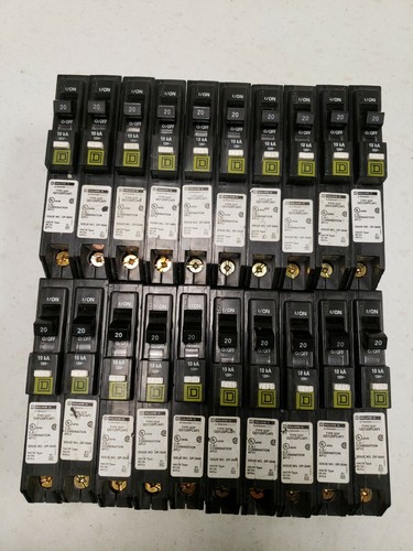1 USED Square D QO120PCAFI 20 Amp 1-Pole 120V Circuit Breaker | eBay