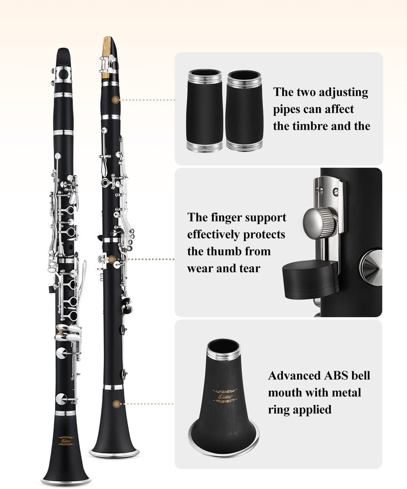 Eastar Concert Clarinet Set Student / Intermediate School Band ...