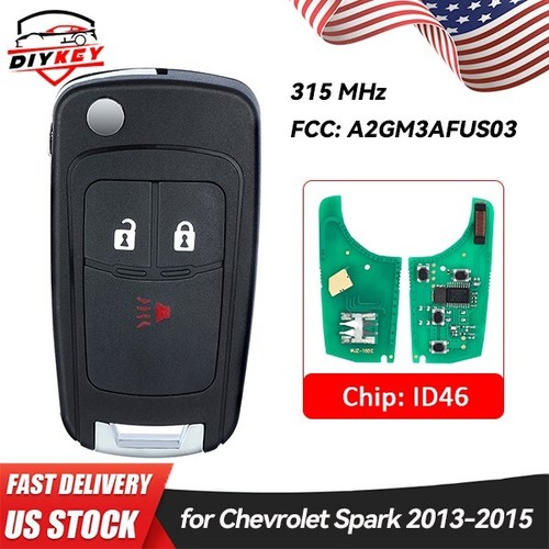 for Chevrolet Spark 2013 2014 2015 Keyless Remote Key Fob A2GM3AFUS03 ...