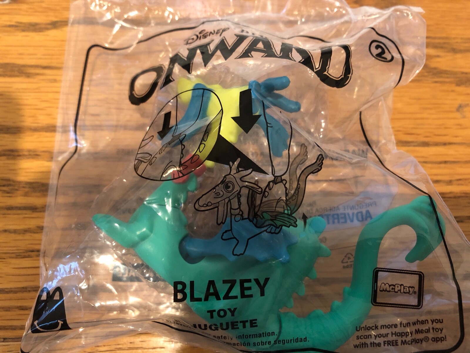 #2 BLAZEY 2020 McDONALD'S Disney Onward Pixar HAPPY MEAL TOY | eBay