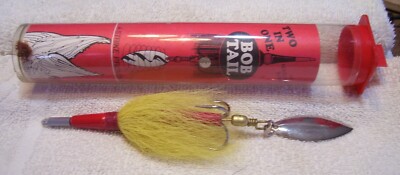 MW012024 RARE BOBBIE BAIT BOB TAIL MUSKY SPINNER LURE 6" RRY40 | eBay