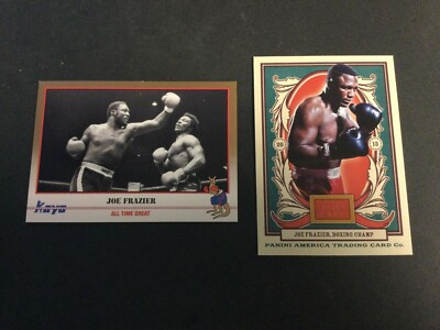 (2) JOE FRAZIER Trading Card Lot (1991 Kayo & 2013 Panini) | eBay