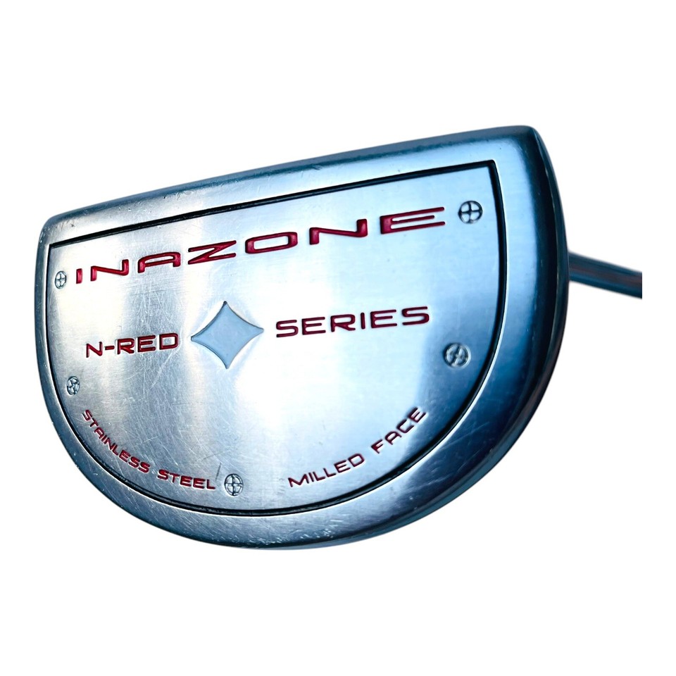 INAZONE N Red Putter White Diamond Mallet Milled Steel Super Stroke RH ...