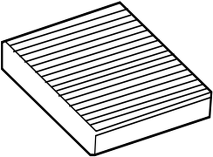 87139-58010 Toyota Filter, clean air 8713958010, New Genuine OEM Part ...