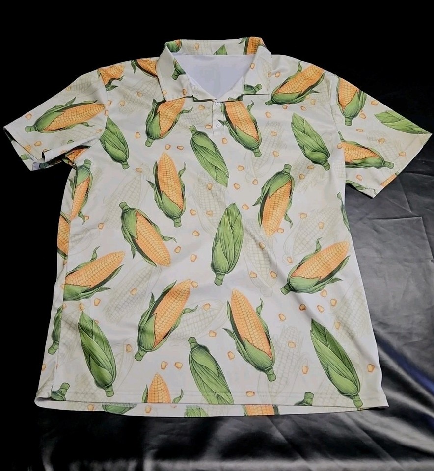 Lot (6) Loud Golf Polo Shirts Mens XL Moisture Wicking 🍺🍀 🌽 Ducks Beer ...