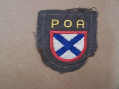 WW2 German shield sleeve insignia foreign badge FOR RUSSIAN VOLUNTEERS ...