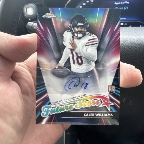 Caleb Williams Bears 2024 Topps Chrome Future Stars Rookie Auto ...