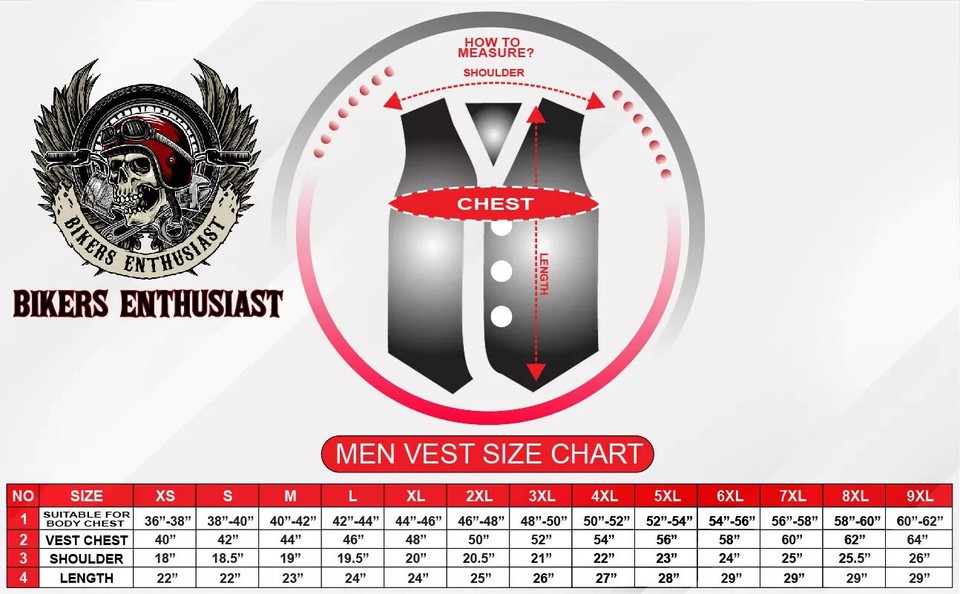 Men's Biker Vest Buffalo Leather Side Lace Motorcycle Club Riding Vest ...