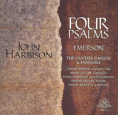 John Harbison: Four Psalms; Emerson by Cantata Singers and Ensemble ...
