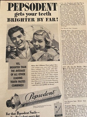 Old Pepsodent Toothpaste