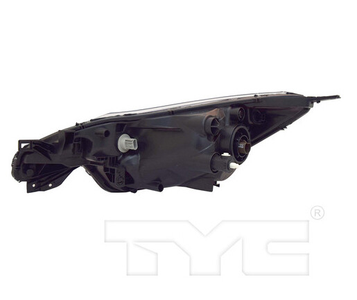 TYC Right Side Halogen Headlight For Nissan Versa Note w/ Black Bezel ...