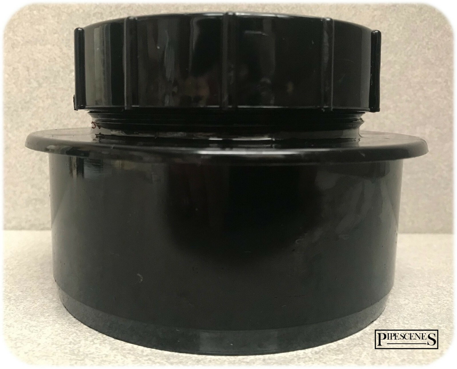 Floplast Black 110mm Screwed Access Cap for Soil & Vent Pipe SP292B ...