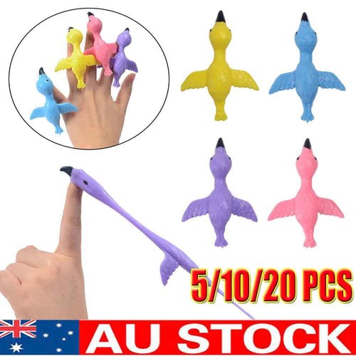 5/10/20X Children Toys Elastic Finger Ejection Toy Sticky Launch ...