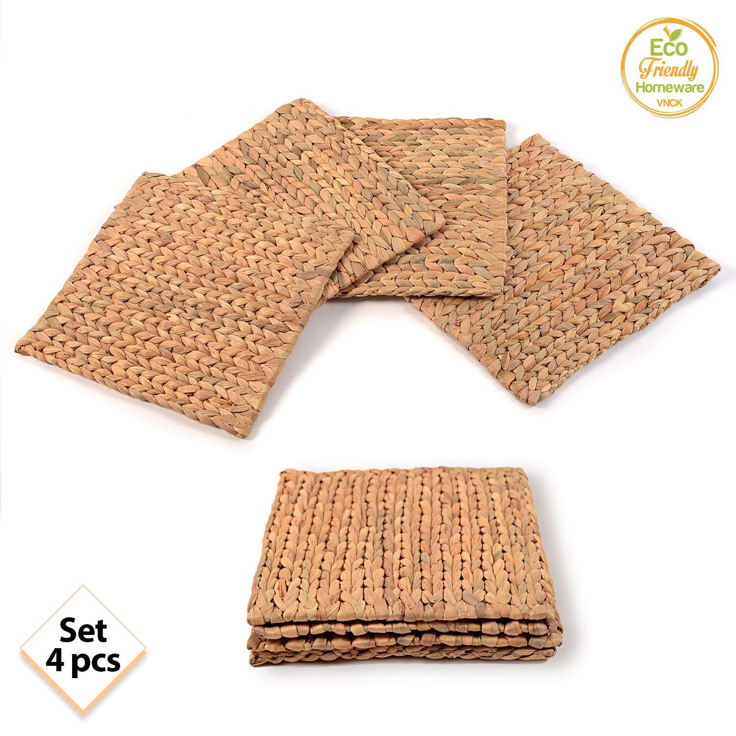 Square Placemats Set of 4 Table Mats Set of 4 Chargers for Dinner ...