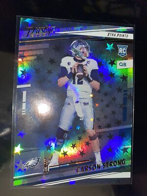 Carson Strong 2022 Panini Prestige #306 NFL Astral Xtra Points RC ...