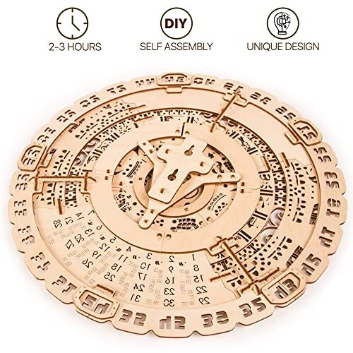 Mayan Wall Calendar 3D Wooden Puzzles for Adults and Kids to Build - 16 ...