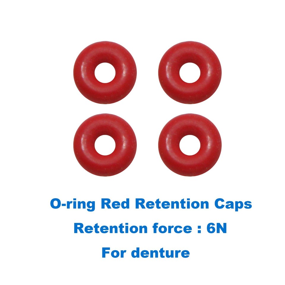 Implant O-Ring Kit Dental Ball Attachment Abutment Retention fits ...