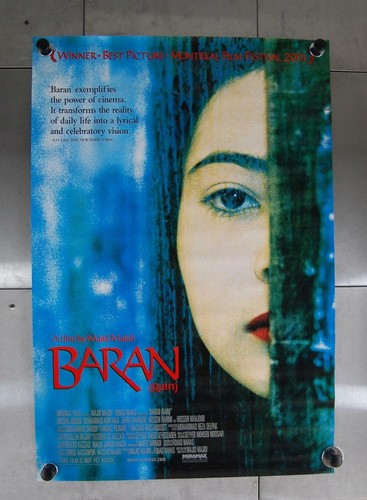 Baran Film Affiche DS 2001 68.6cm x 102cm Majid Majidi Pluie Drama Romance A | eBay