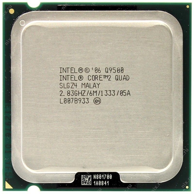 Intel Core 2 Quad Q9500 2.83GHz 6MB 1333MHz SLGZ4 LGA775 Intel Core 2 Quad Q9500 2.83GHz 6MB 1333MHz SLGZ4 LGA775