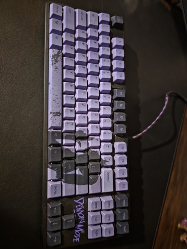 RARE! Matrix Keyboard Clix Elite 3 80% TKL Mechanical Demon Mode Coil ...