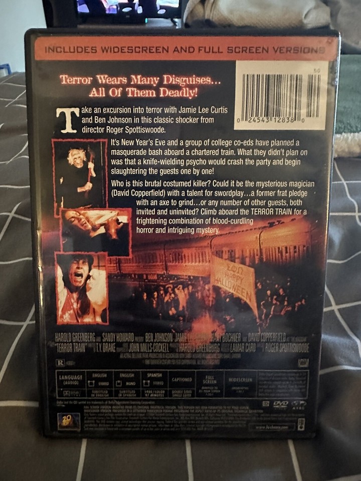 Terror Train (DVD, 1980) Jamie Lee Curtis 24543128380 | eBay